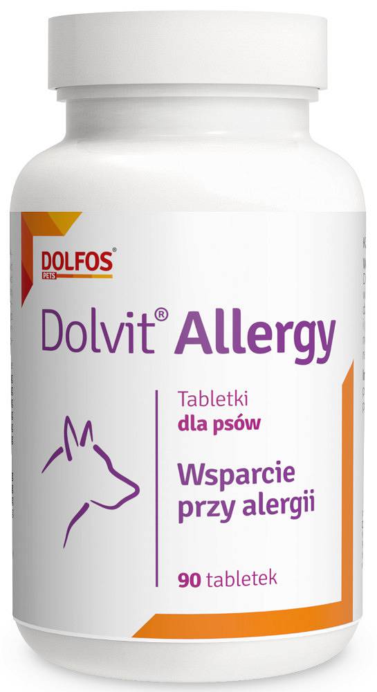 Dolvit Preparat wspierający przy alergiach Allergy dla psa op. 90 tabletek