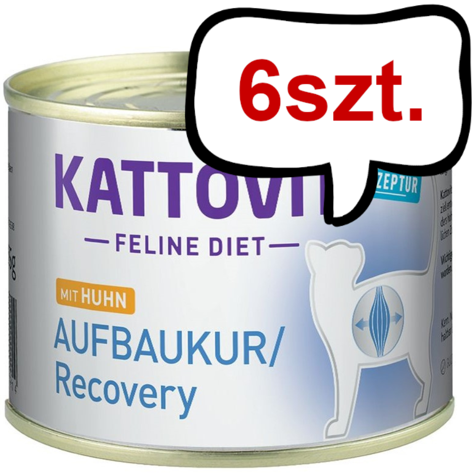 Kattovit Feline Diet Aufbaukur/Recovery z kurczakiem (Huhn) Mokra Karma ...