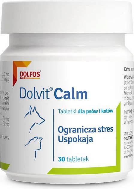 Dolvit Preparat uspokajający Calm dla psa i kota op. 30 tabletek